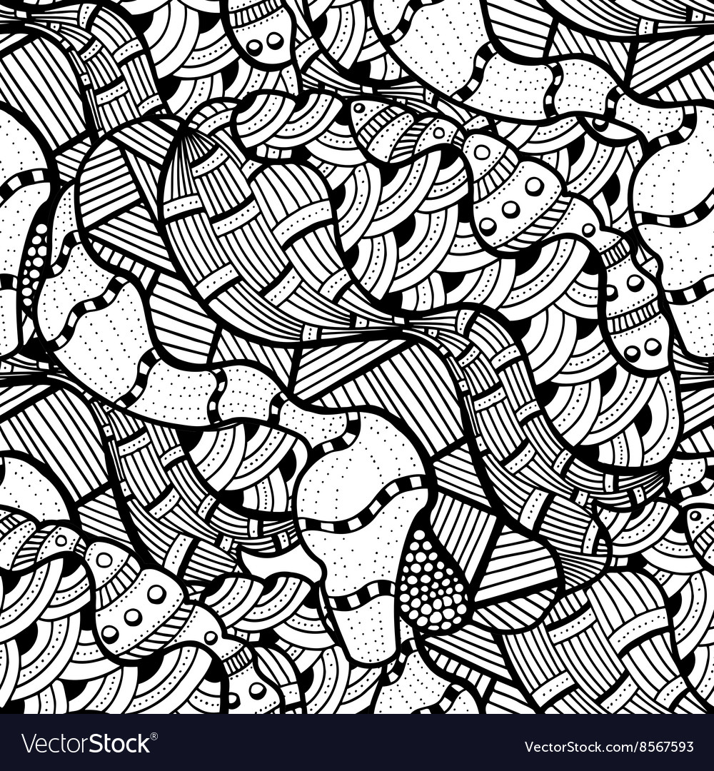 Abstract doodle background Royalty Free Vector Image