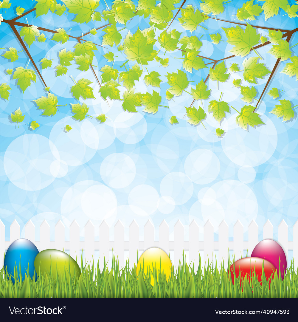 Easter background Royalty Free Vector Image - VectorStock