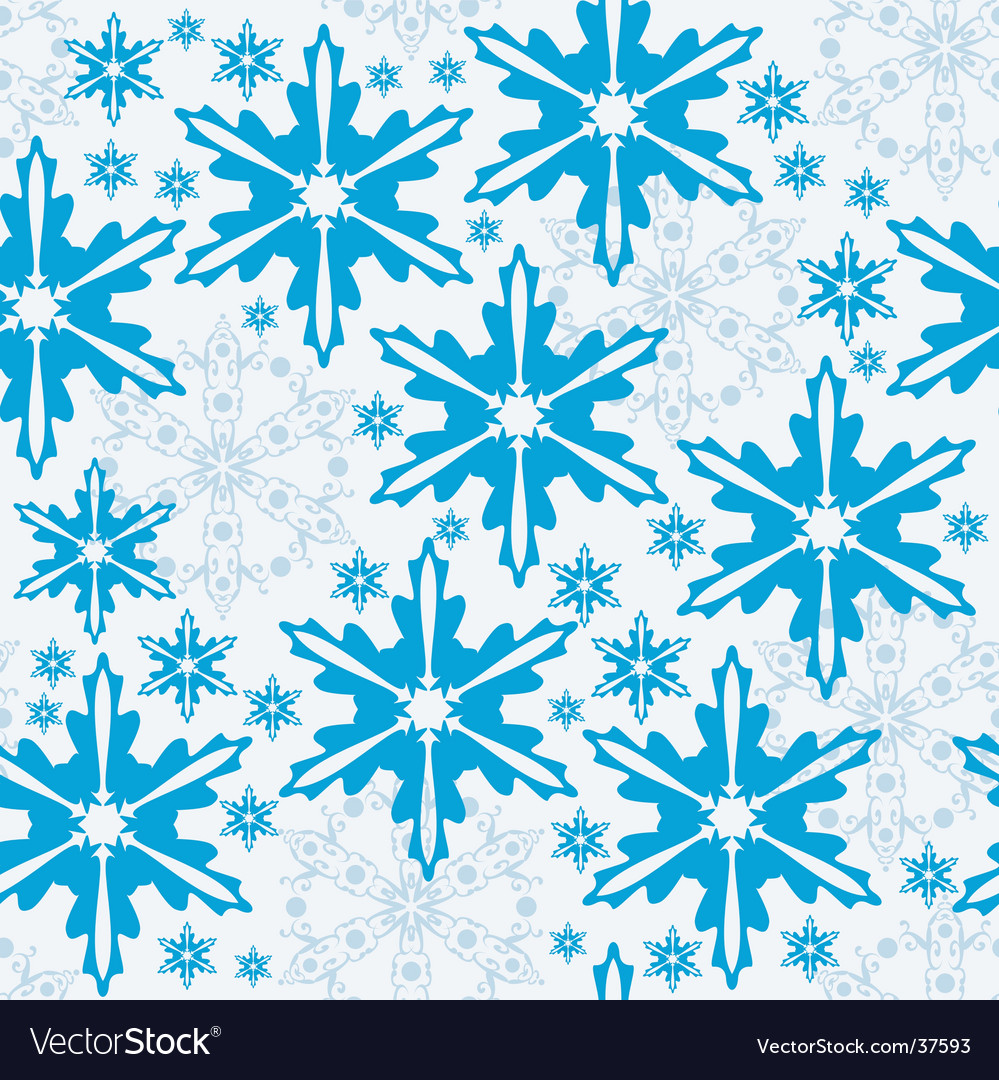 Winter seamless pattern Royalty Free Vector Image