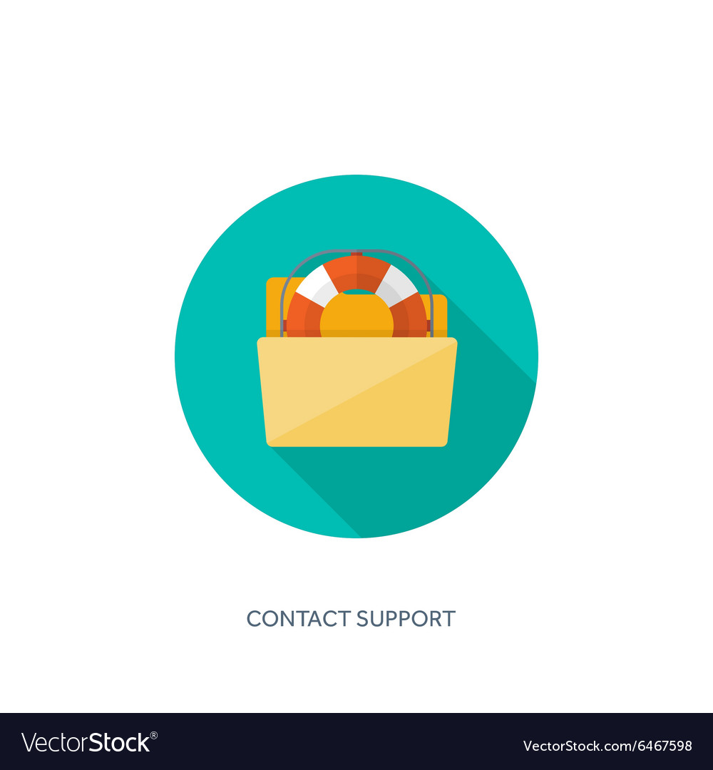 Flat background with envelope Royalty Free Vector Image