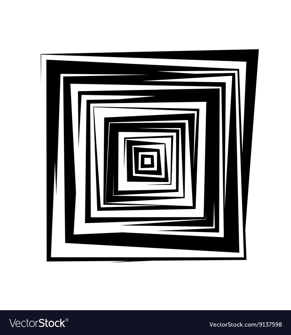 Hypnotic fascinating abstract image Royalty Free Vector