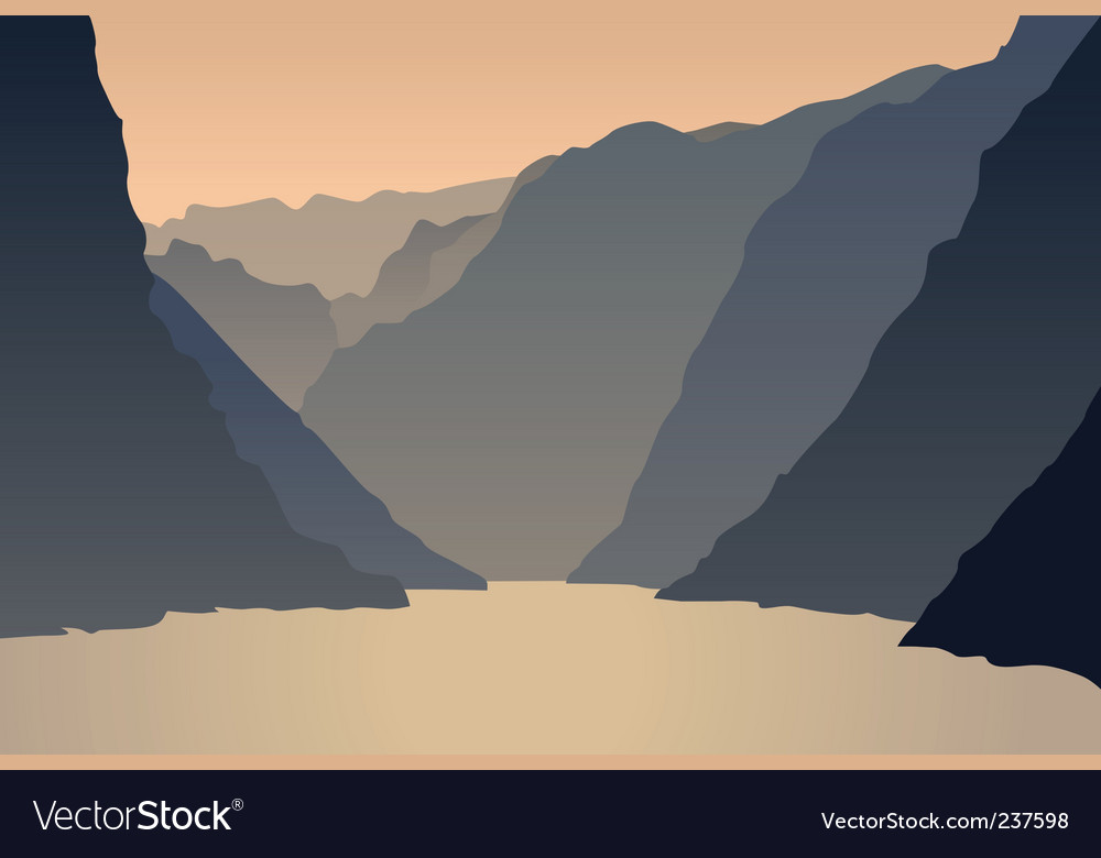Landscape Royalty Free Vector Image - VectorStock