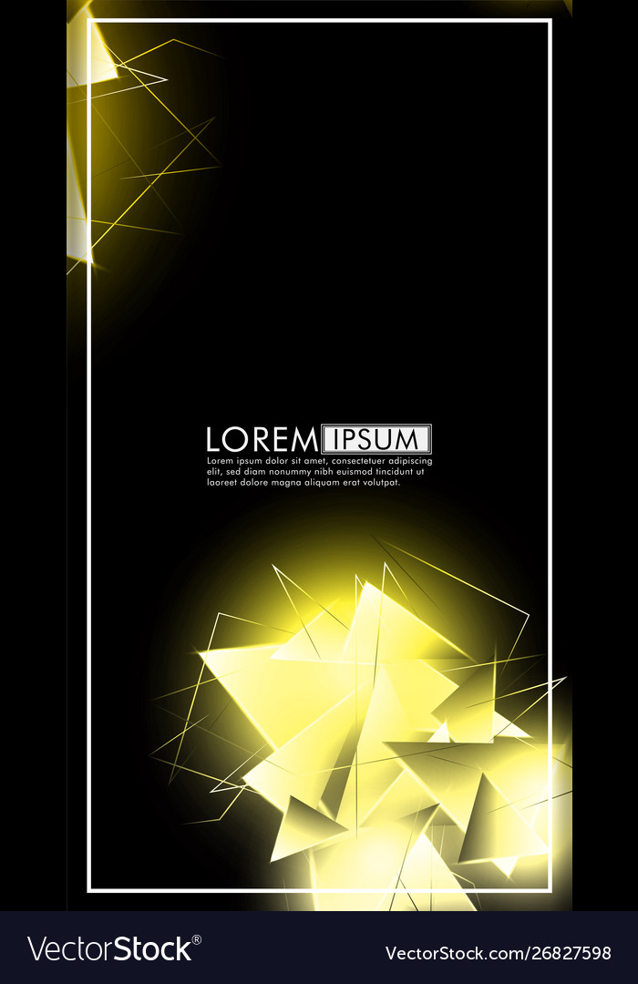 Vertical triangle background abstract composition Vector Image