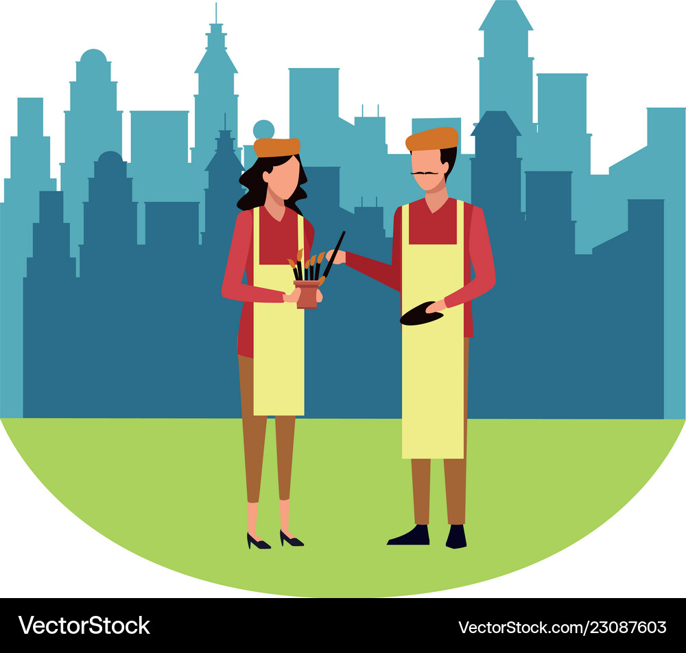 People job and occupation Royalty Free Vector Image