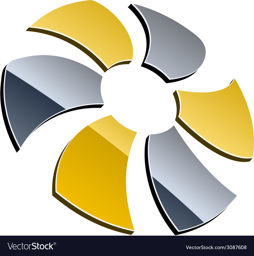 3d shiny element Royalty Free Vector Image - VectorStock