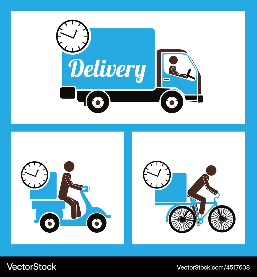 Delivery design Royalty Free Vector Image - VectorStock
