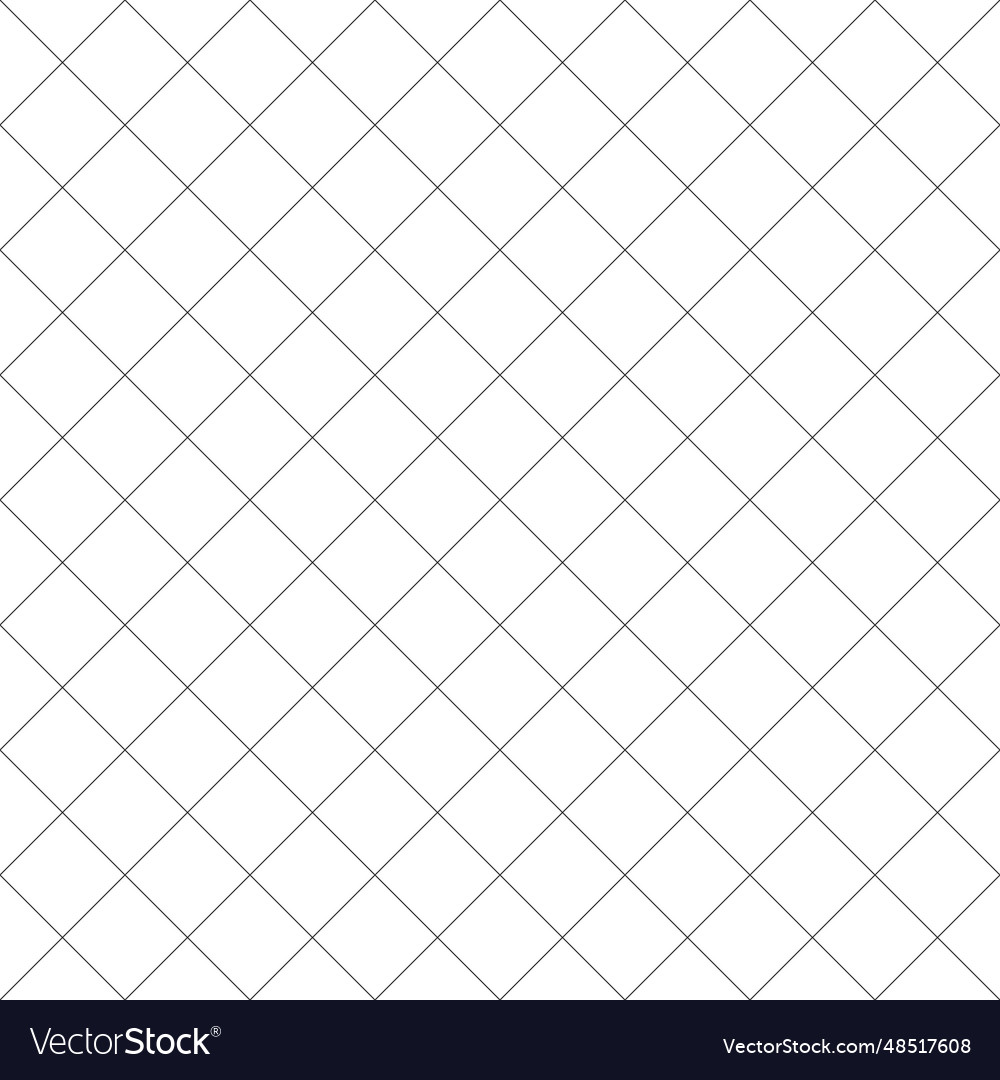 Diagonal cross line grid seamless pattern Vector Image