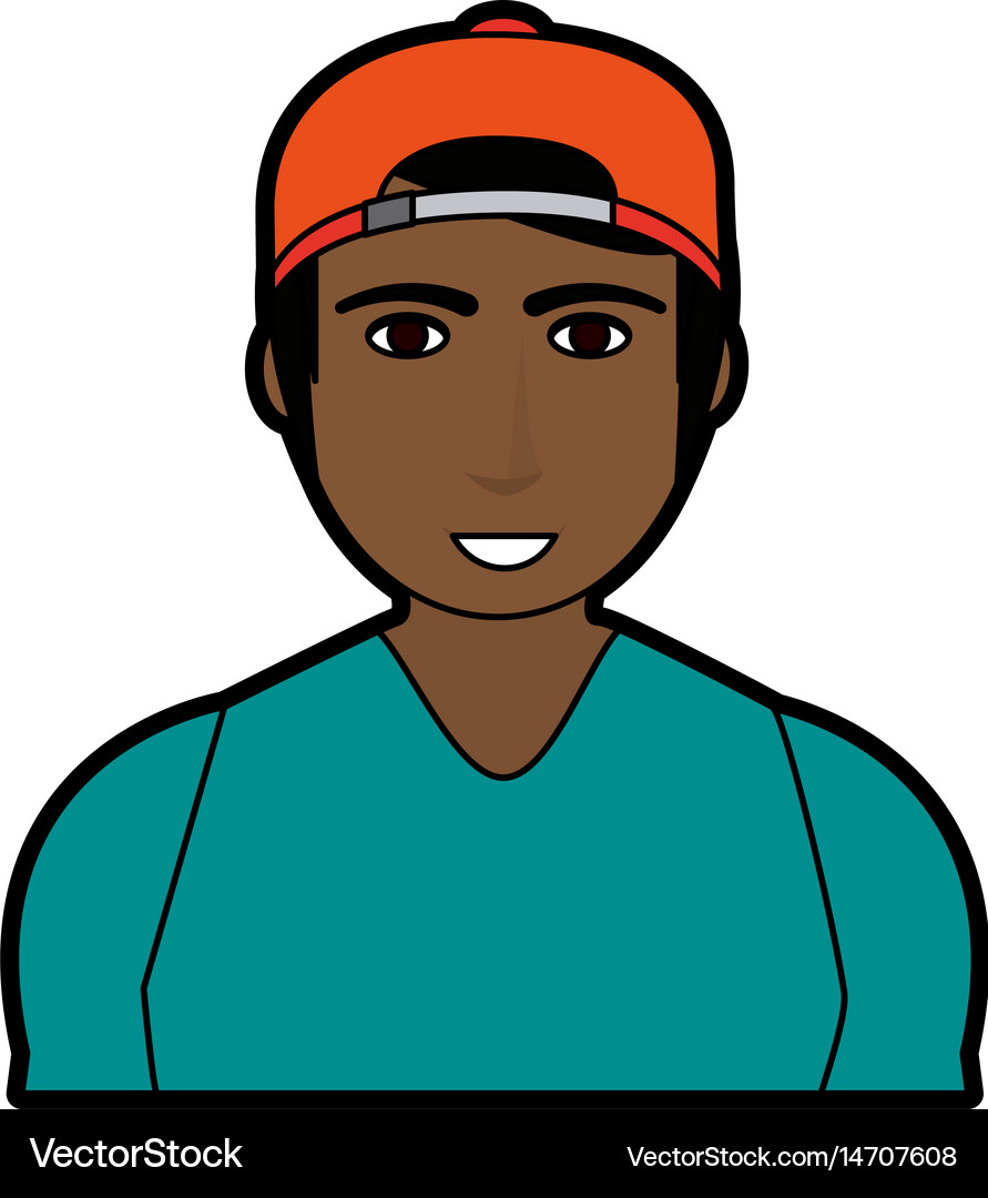 Handsome man with muscular body icon image Vector Image