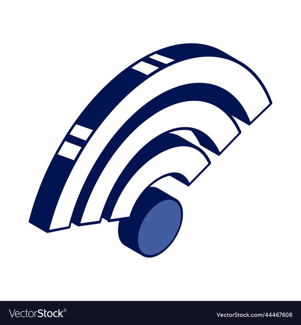 Wifi signal connection Royalty Free Vector Image