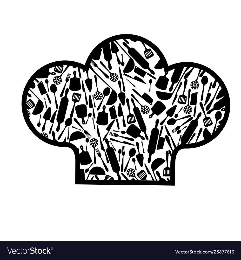 Chefs hat Royalty Free Vector Image - VectorStock
