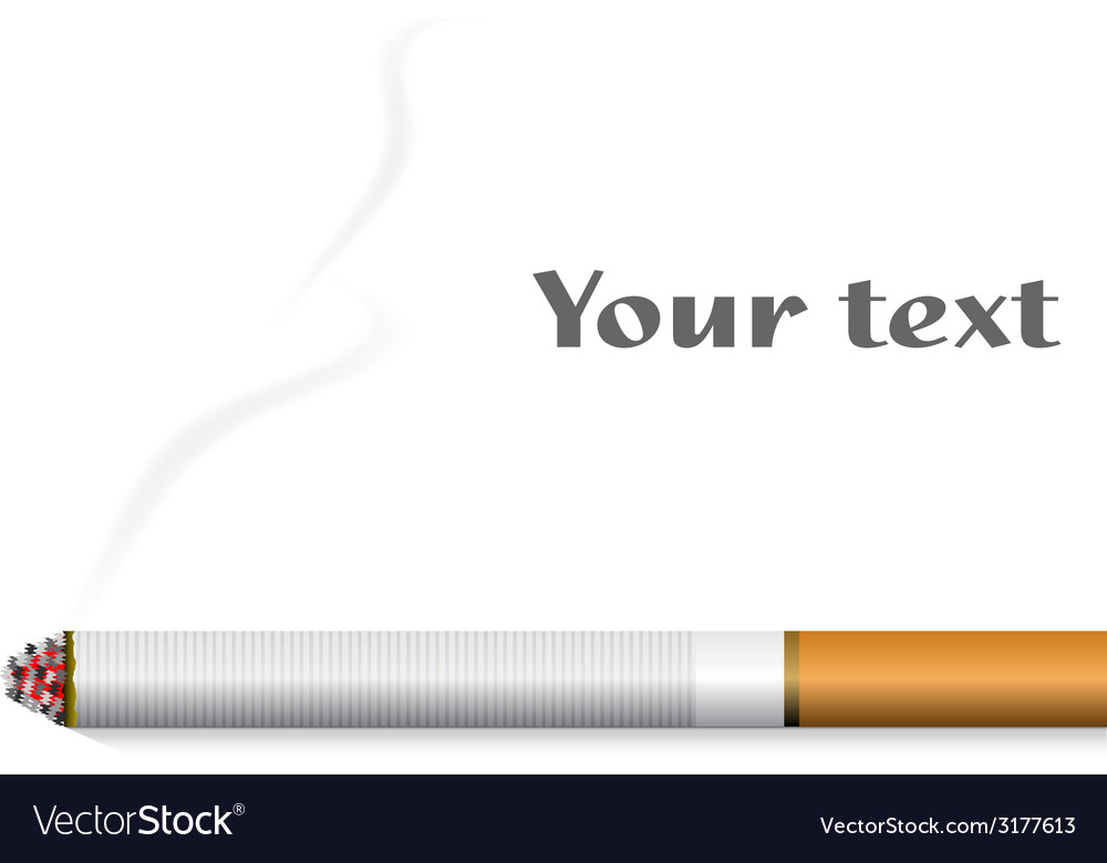 Cigarette Royalty Free Vector Image - VectorStock
