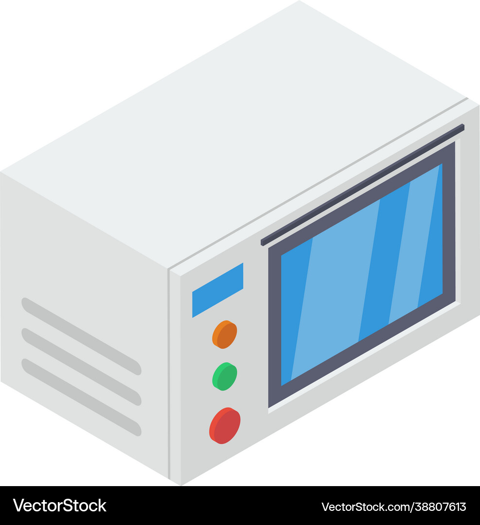 Microwave oven Royalty Free Vector Image - VectorStock