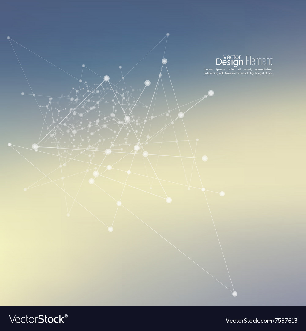 Virtual abstract background Royalty Free Vector Image