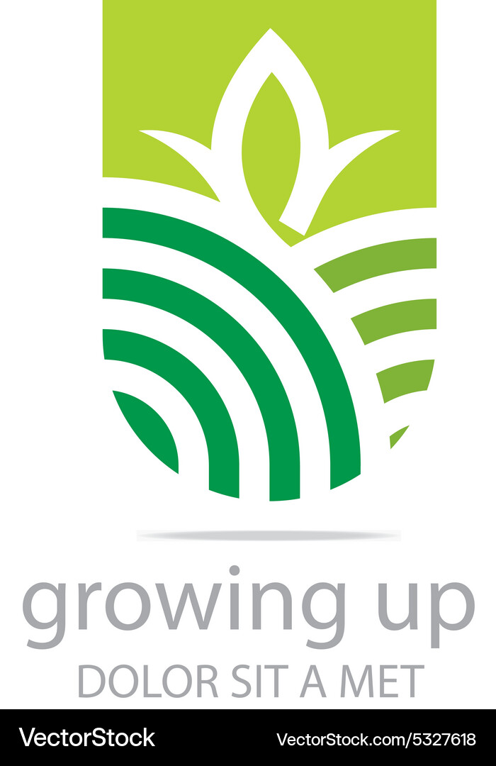 Design leaf growing up green ecology icon Vector Image