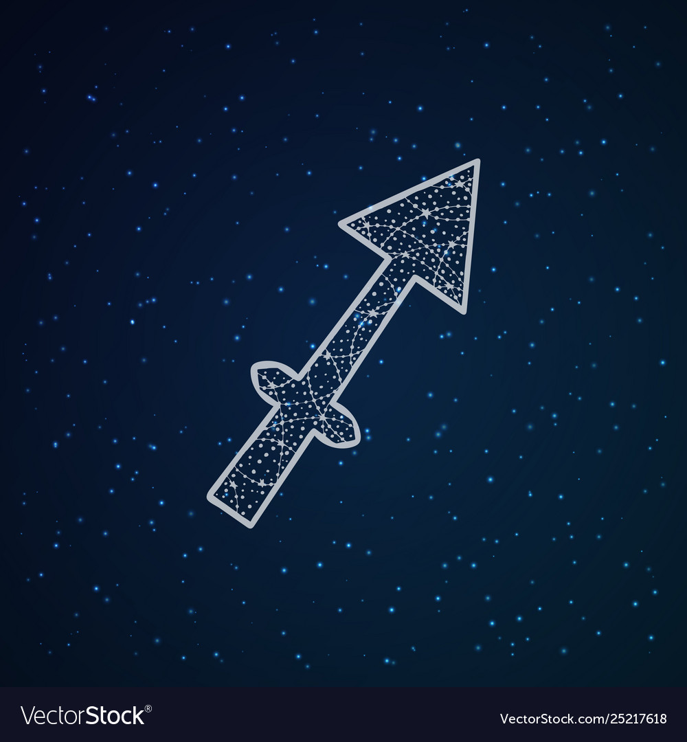 Sagittarius sign Royalty Free Vector Image - VectorStock