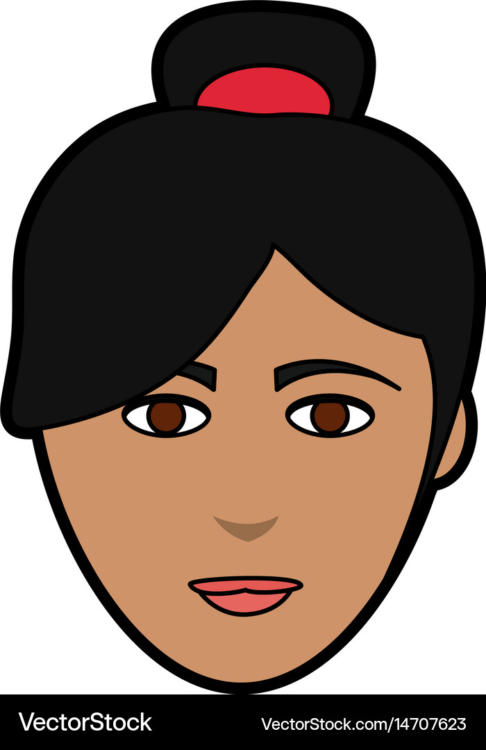 Young pretty woman icon image Royalty Free Vector Image