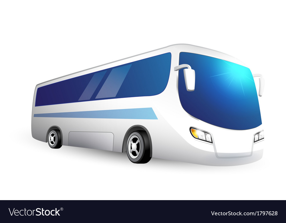 A bus Royalty Free Vector Image - VectorStock