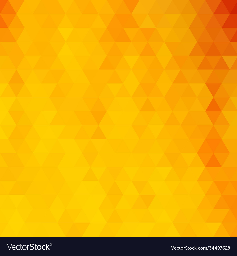 Bright yellow triangular background abstract Vector Image