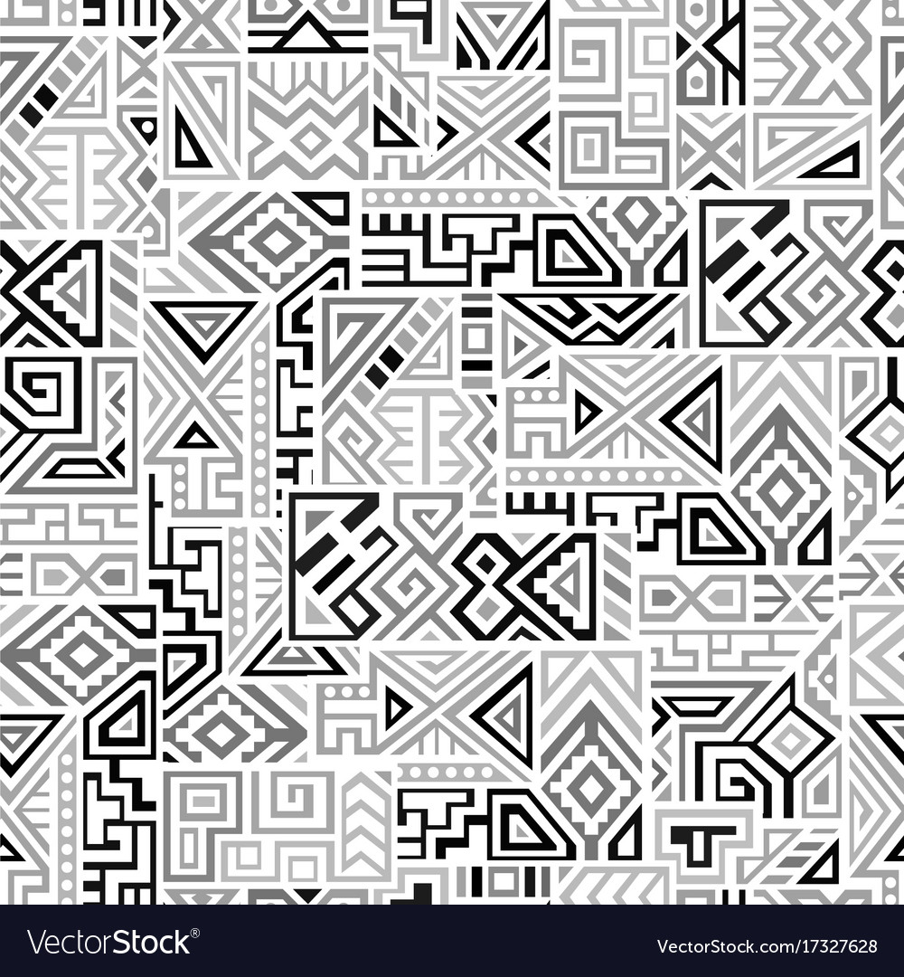 Creative seamless pattern Royalty Free Vector Image