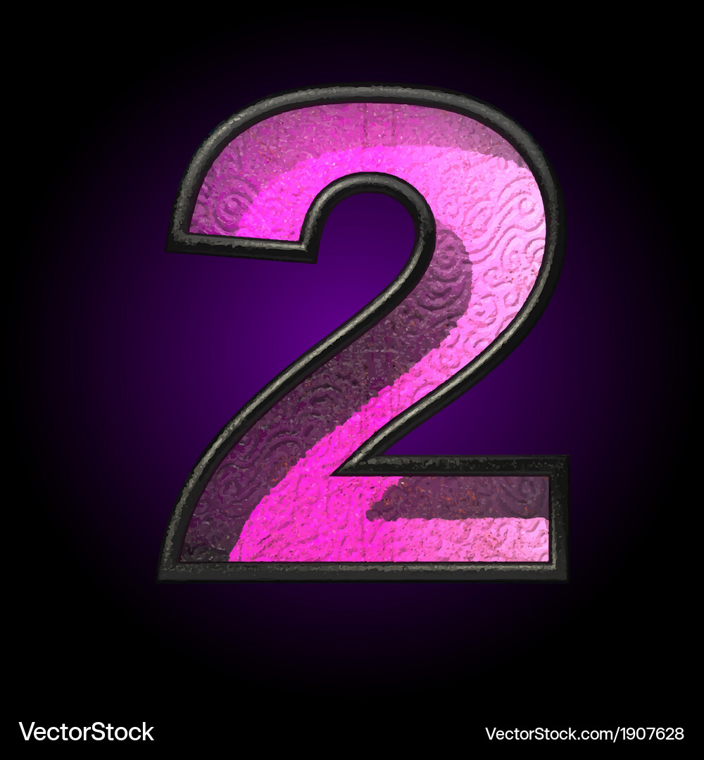 Pink plastic figure 2 Royalty Free Vector Image