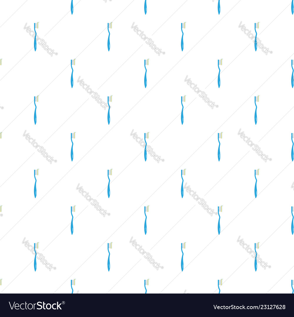 Toothbrush pattern seamless Royalty Free Vector Image
