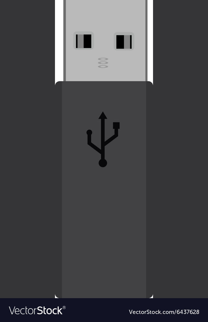Usb flash drive Royalty Free Vector Image - VectorStock
