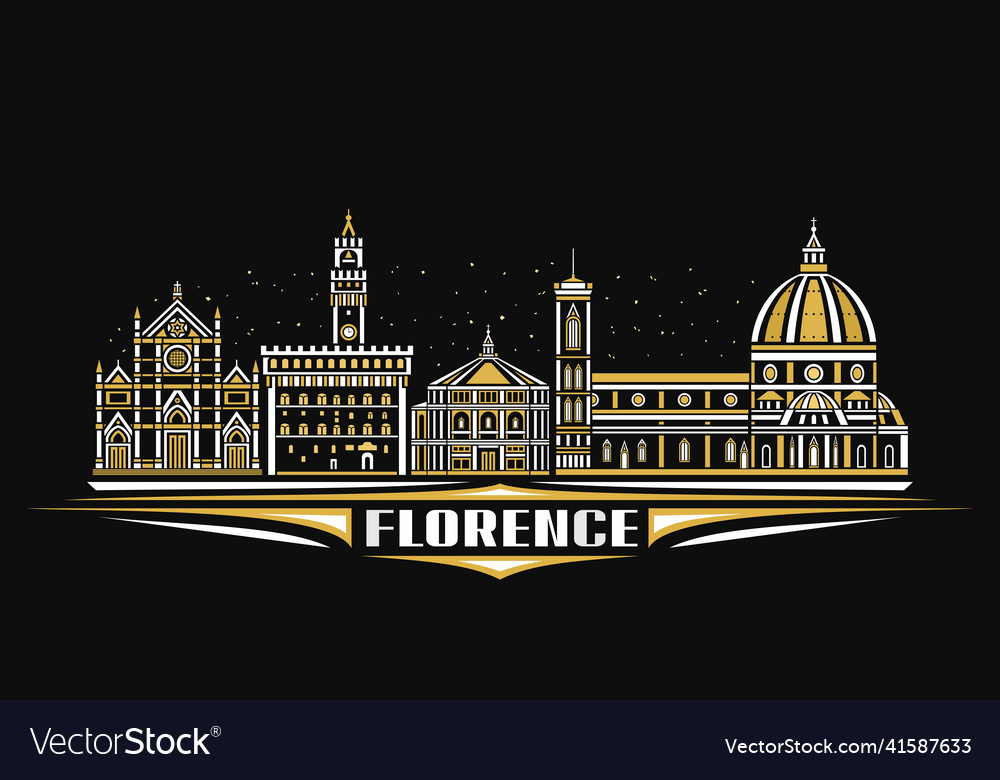 Florence Royalty Free Vector Image - VectorStock