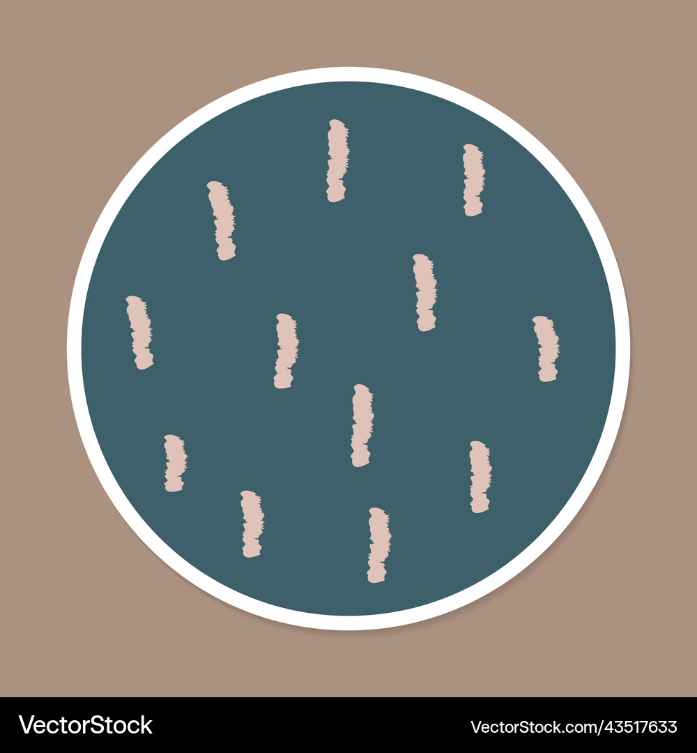 Minimal doodle social story highlight sticker Vector Image