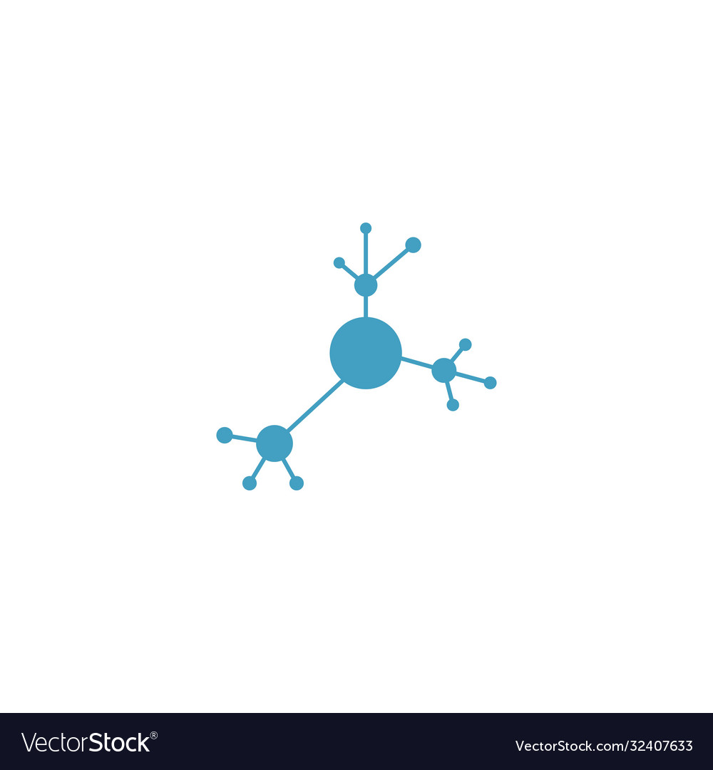 Molecule design Royalty Free Vector Image - VectorStock