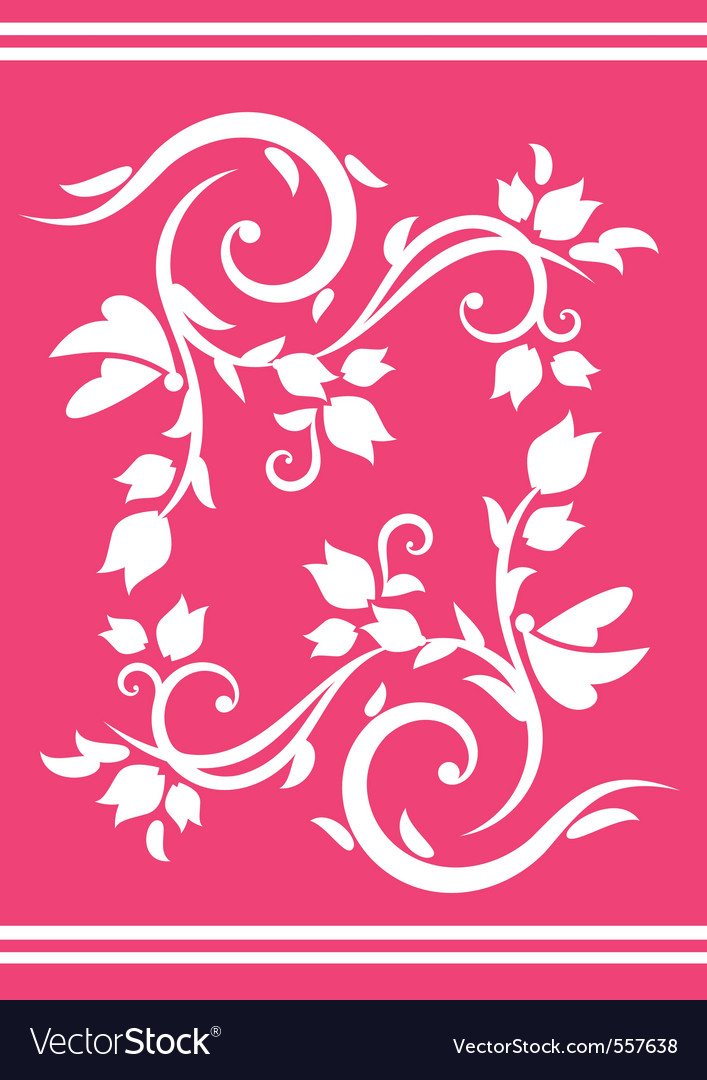 Flower background pattern Royalty Free Vector Image