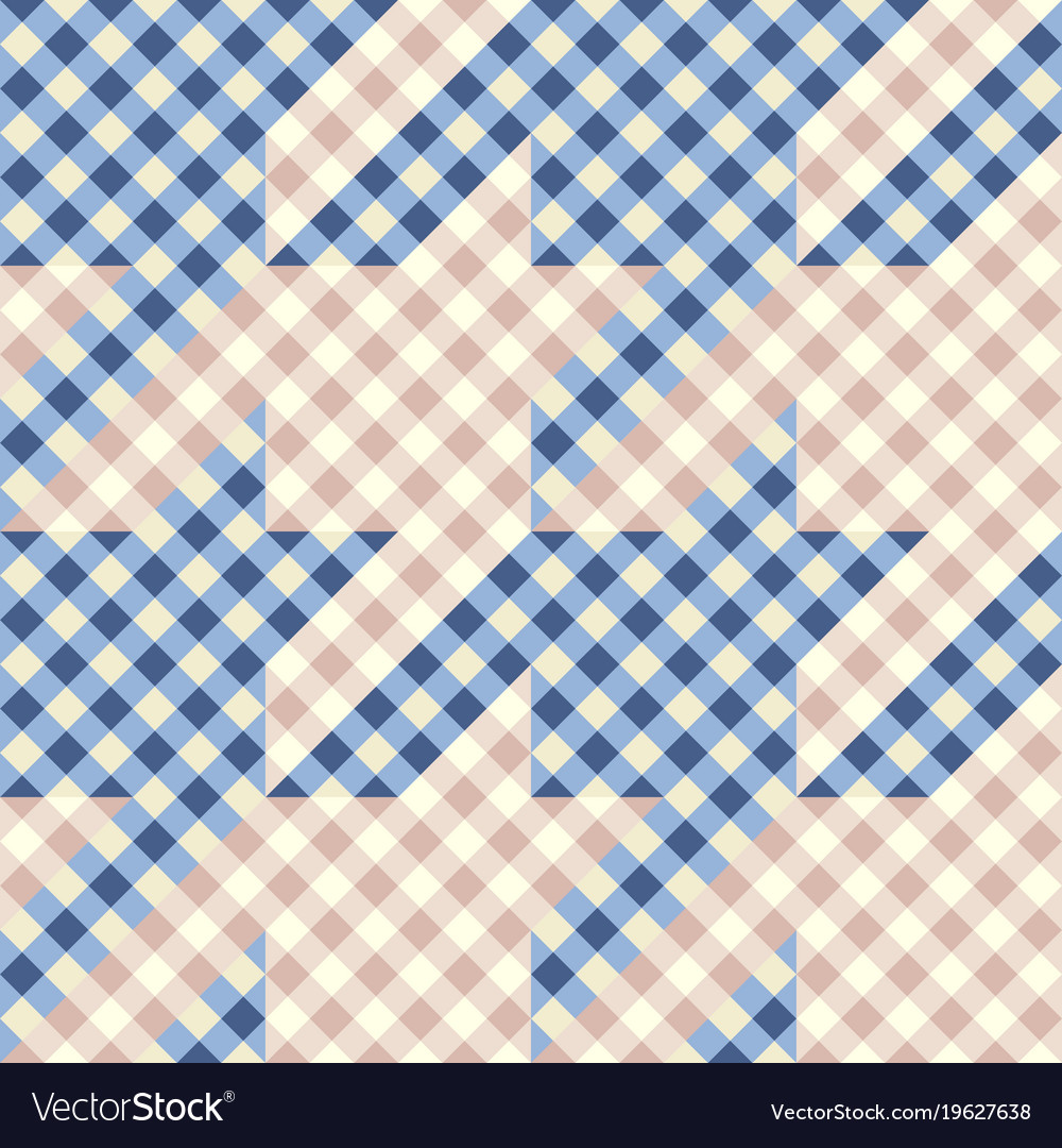 Geometrical patchwork pattern Royalty Free Vector Image
