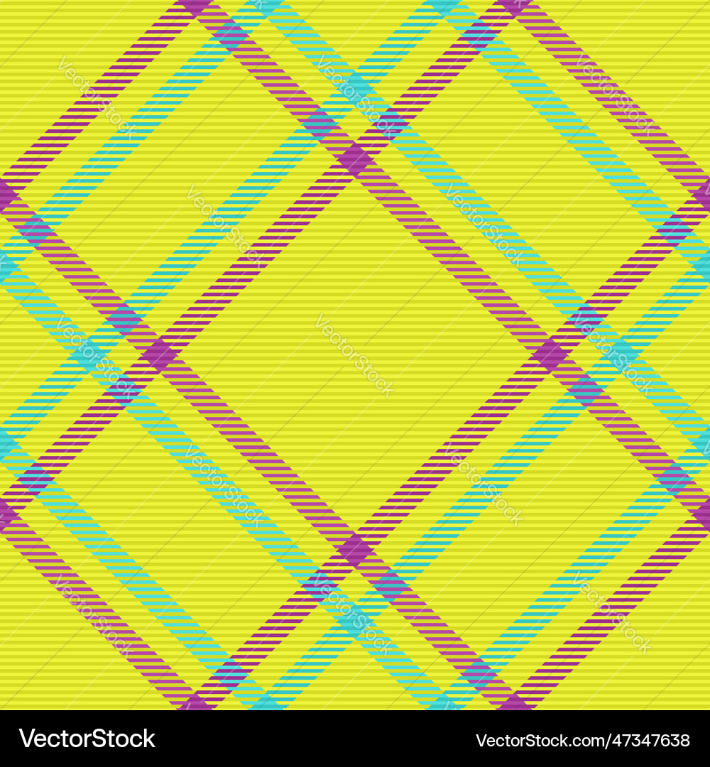 Texture tartan of check textile fabric Royalty Free Vector