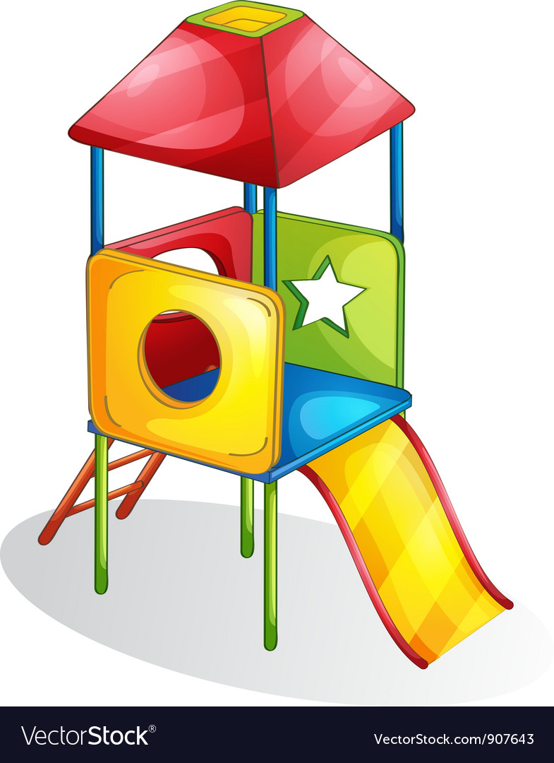 Isolated slide Royalty Free Vector Image - VectorStock