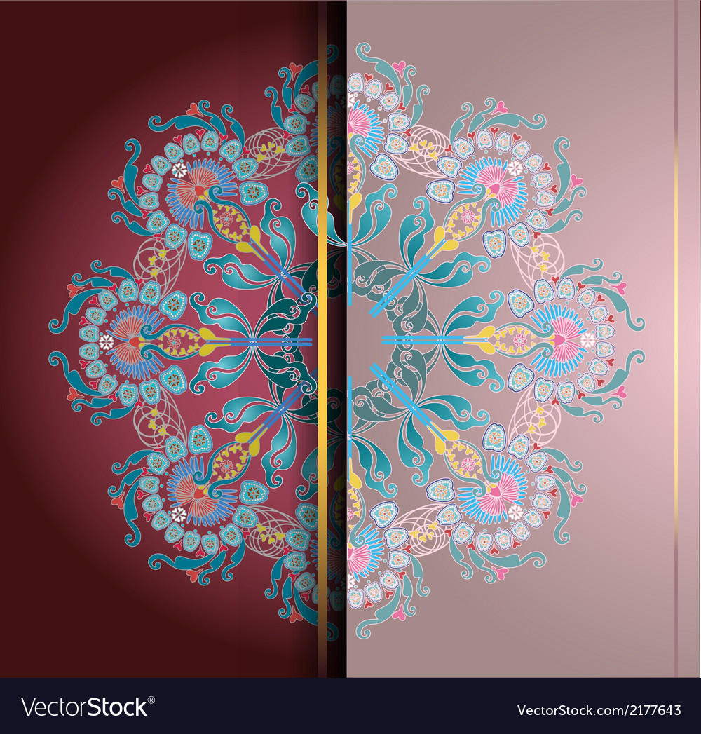 Pink postcard Royalty Free Vector Image - VectorStock