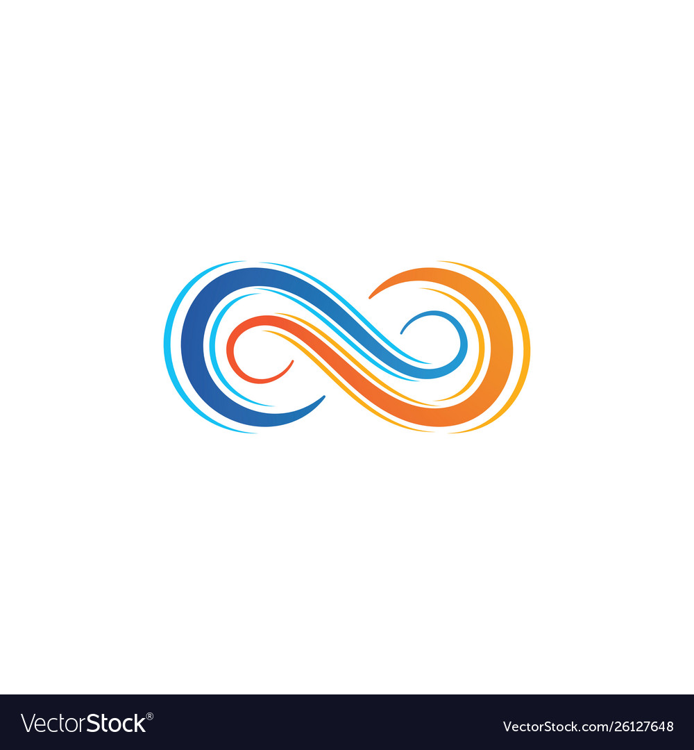 Infinity design Royalty Free Vector Image - VectorStock