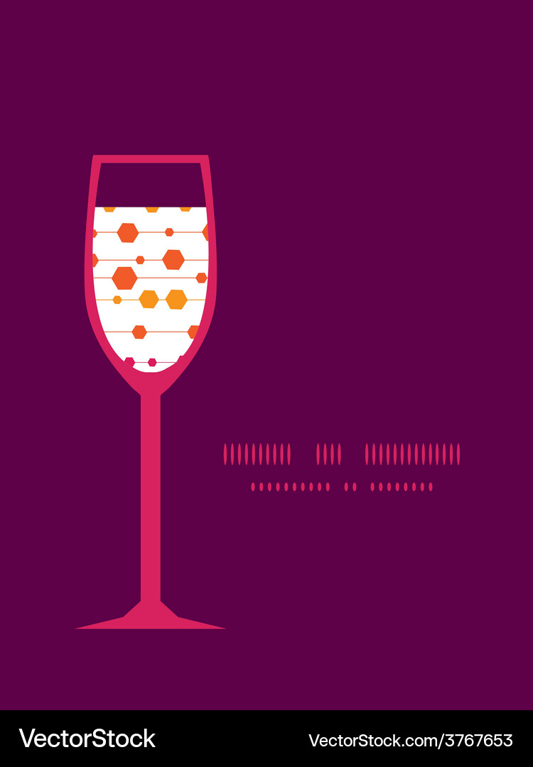 Abstract colorful stripes and shapes wine Vector Image