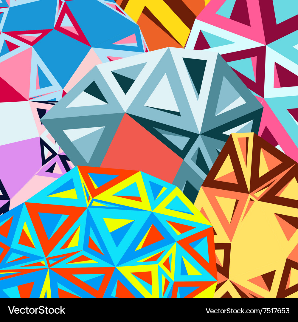 Bright beautiful set of different shapes Vector Image