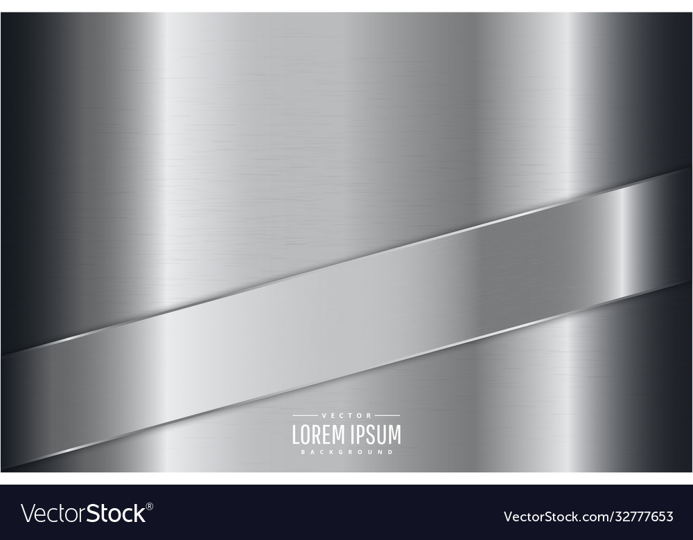Metallic background Royalty Free Vector Image - VectorStock