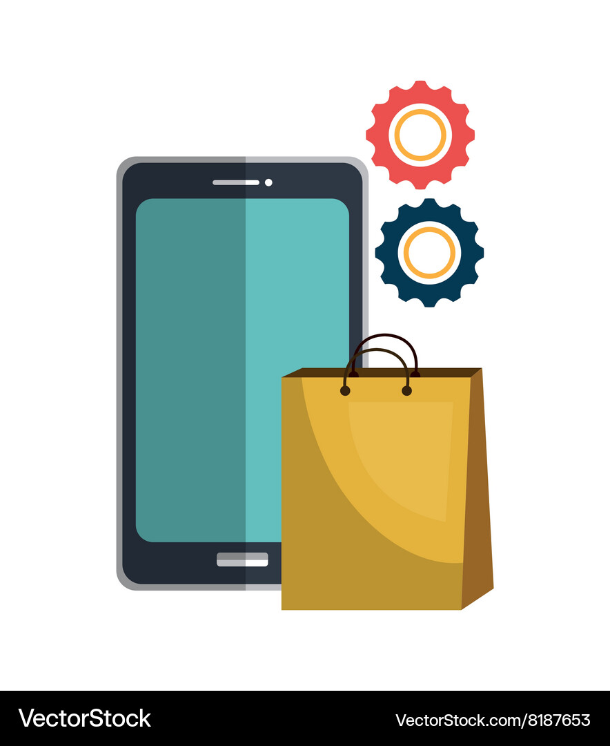 Shopping online design Royalty Free Vector Image