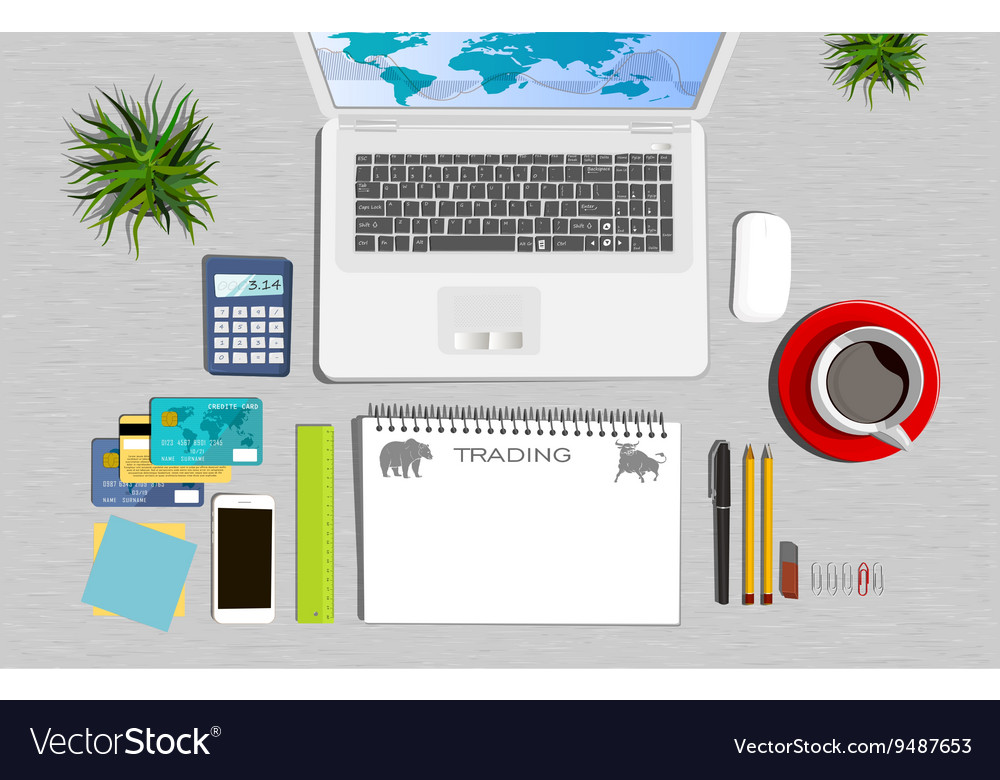 Workplace Royalty Free Vector Image - VectorStock