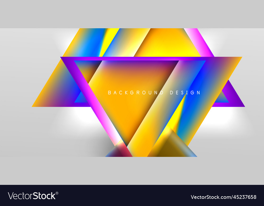 Futuristic triangle abstract background Royalty Free Vector