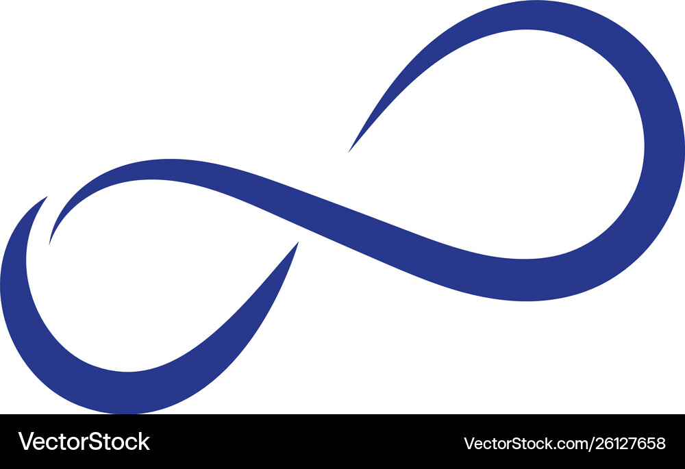 Infinity design Royalty Free Vector Image - VectorStock