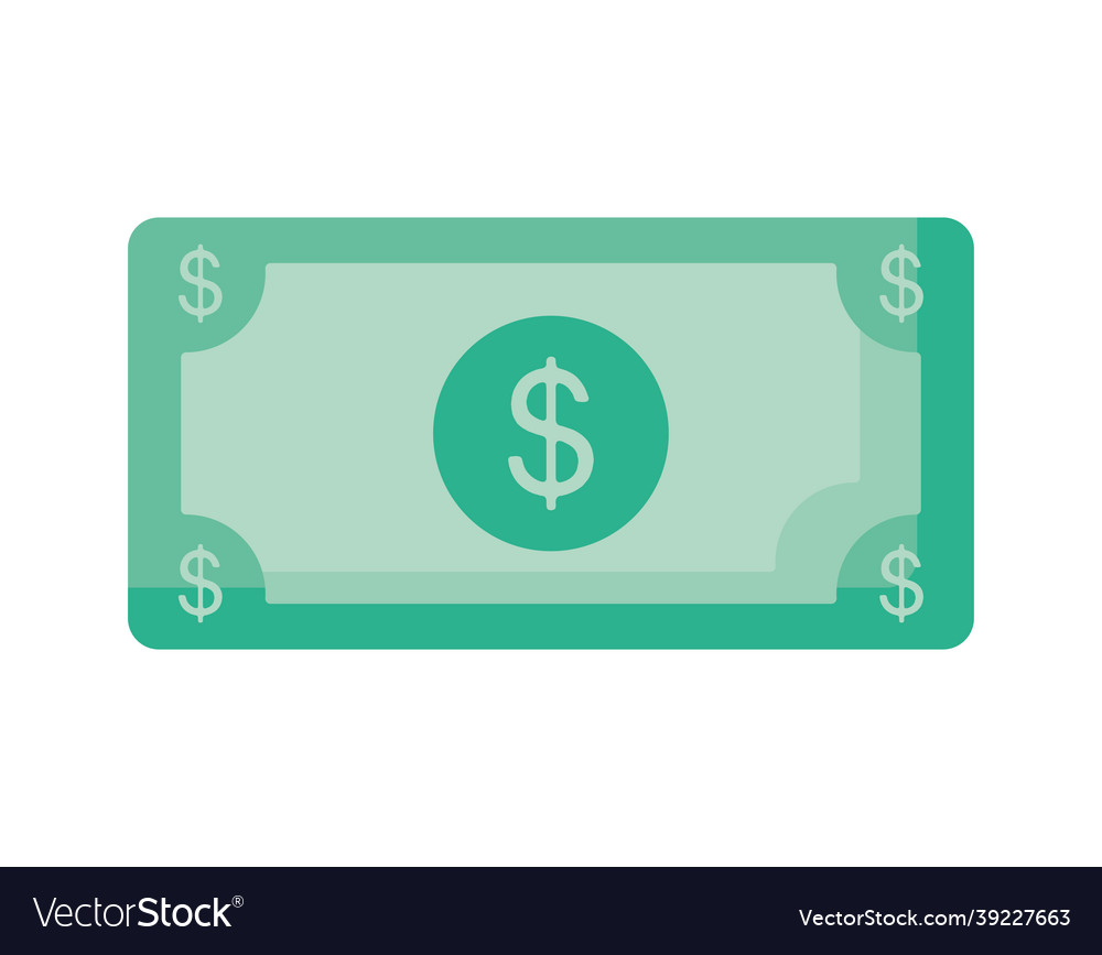 Nice dollar design Royalty Free Vector Image - VectorStock