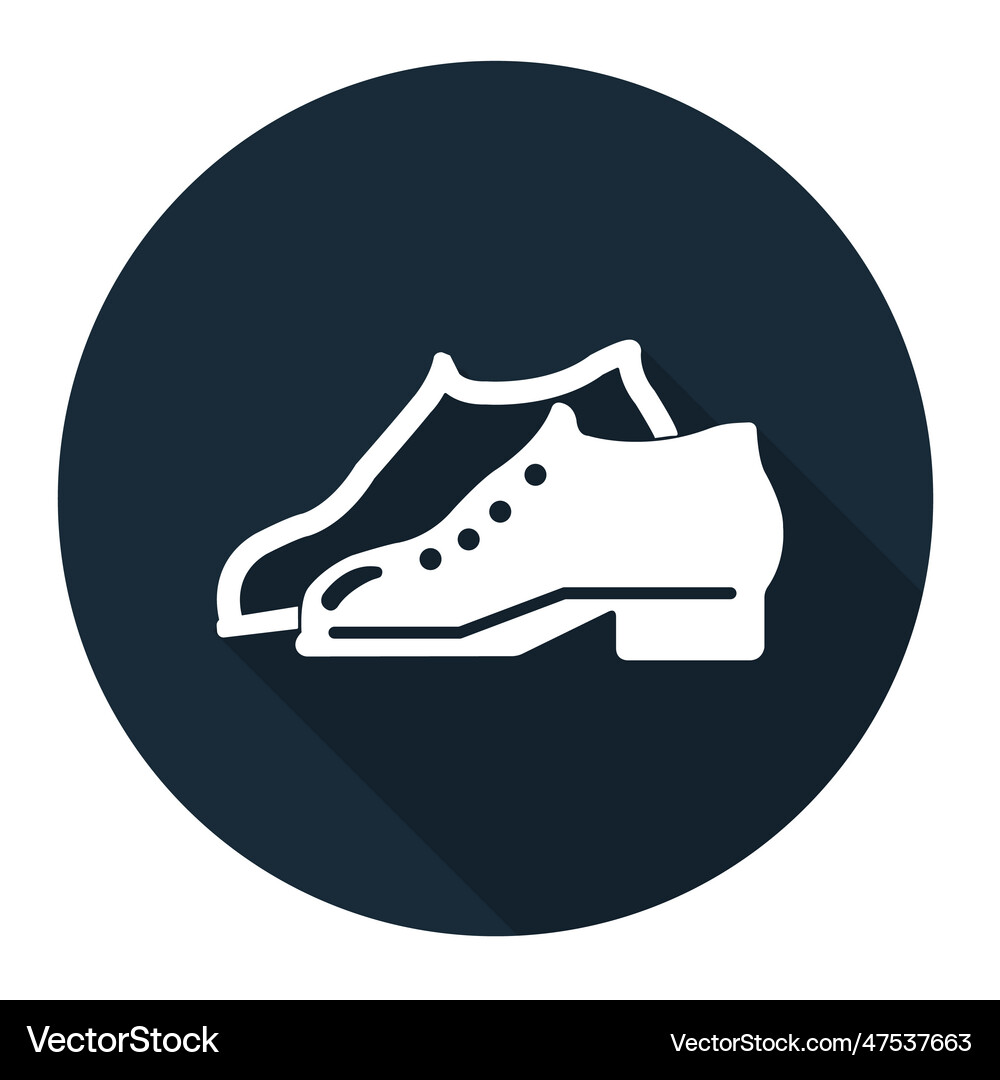 Symbol enclosed shoes are required Royalty Free Vector Image