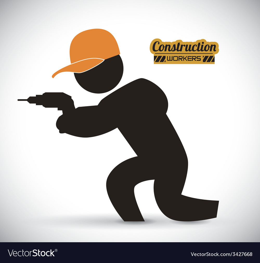 Construction worker Royalty Free Vector Image - VectorStock