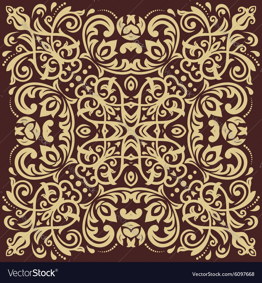 Oriental abstract pattern Royalty Free Vector Image