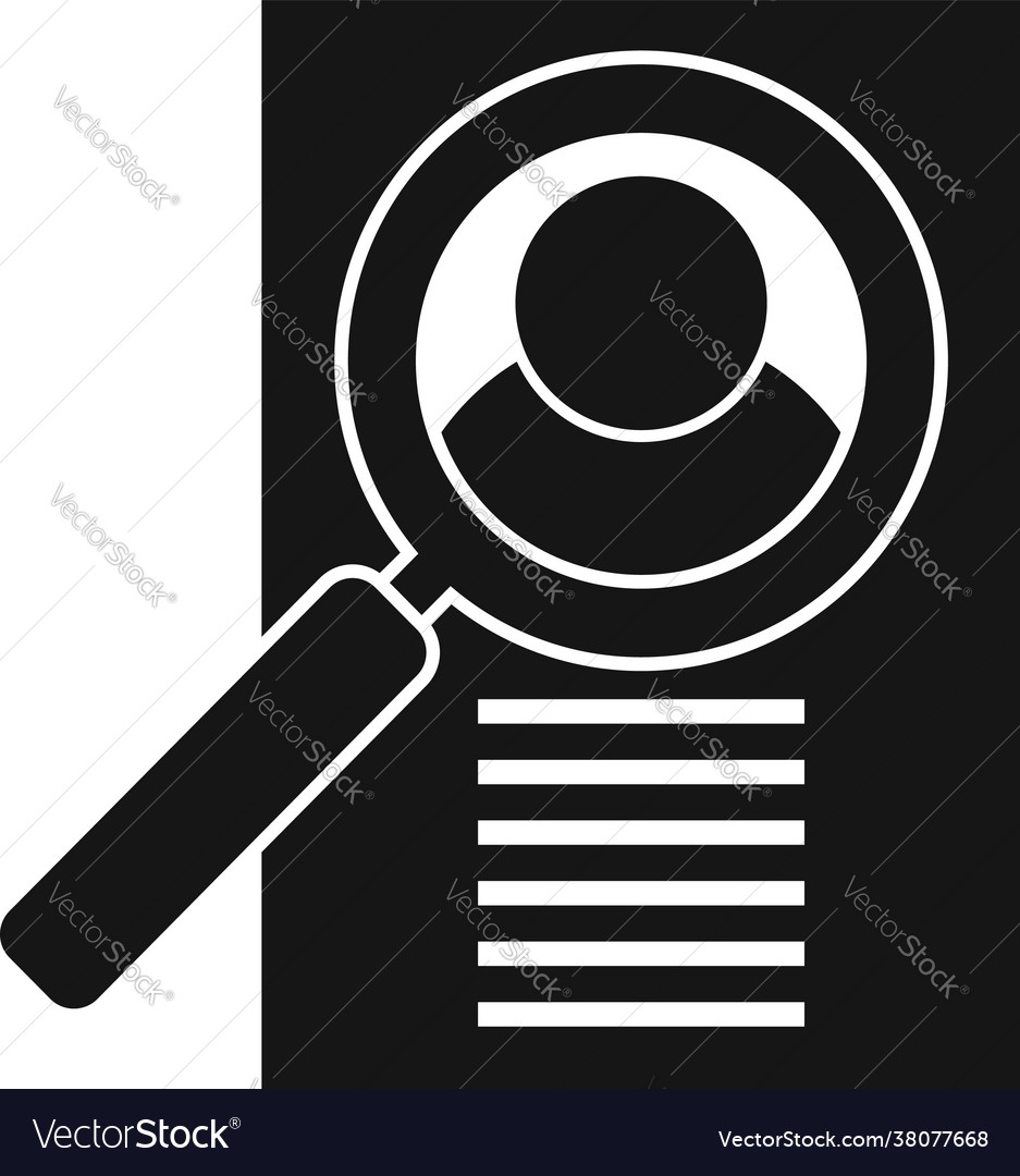 Outsource cv paper icon simple style Royalty Free Vector Outsource cv paper icon simple style Royalty Free Vector