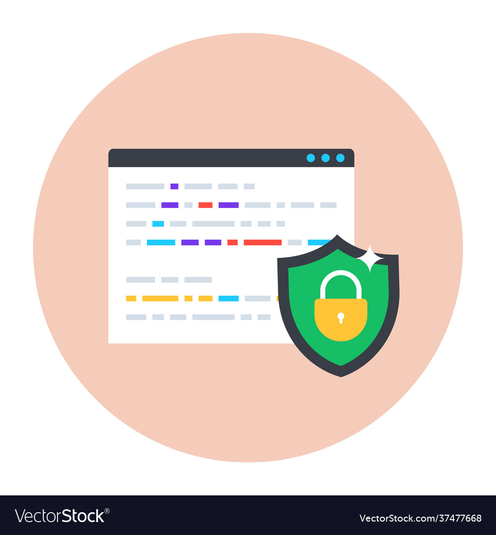 Web protection Royalty Free Vector Image - VectorStock
