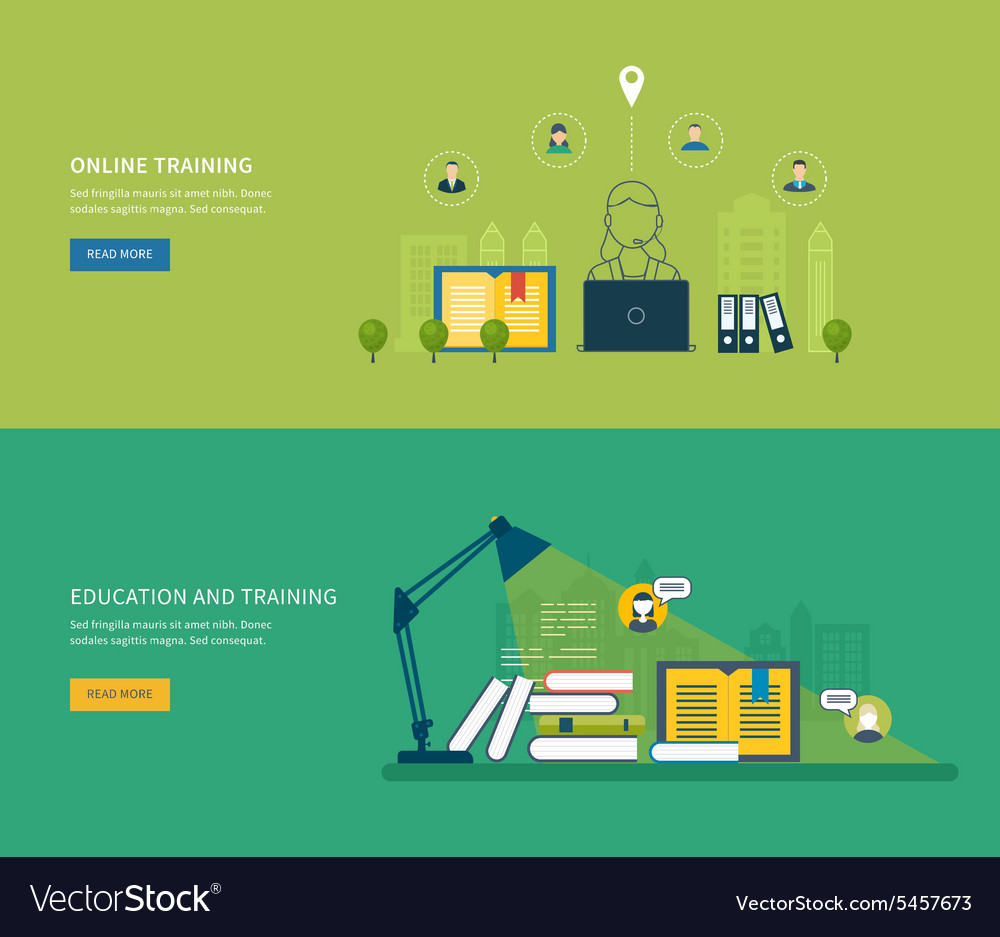 Flat design modern icons set Royalty Free Vector Image