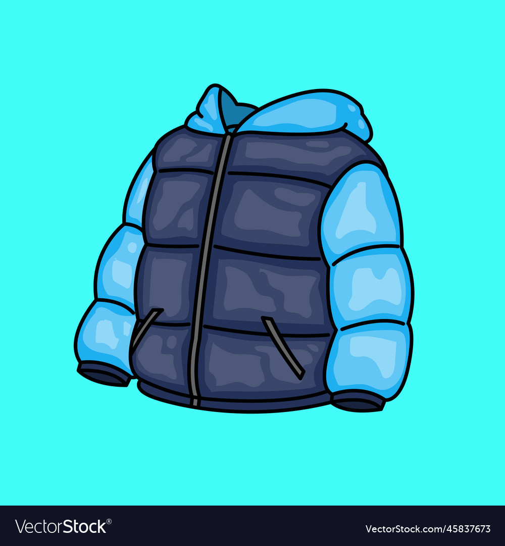 Winter jacket Royalty Free Vector Image - VectorStock
